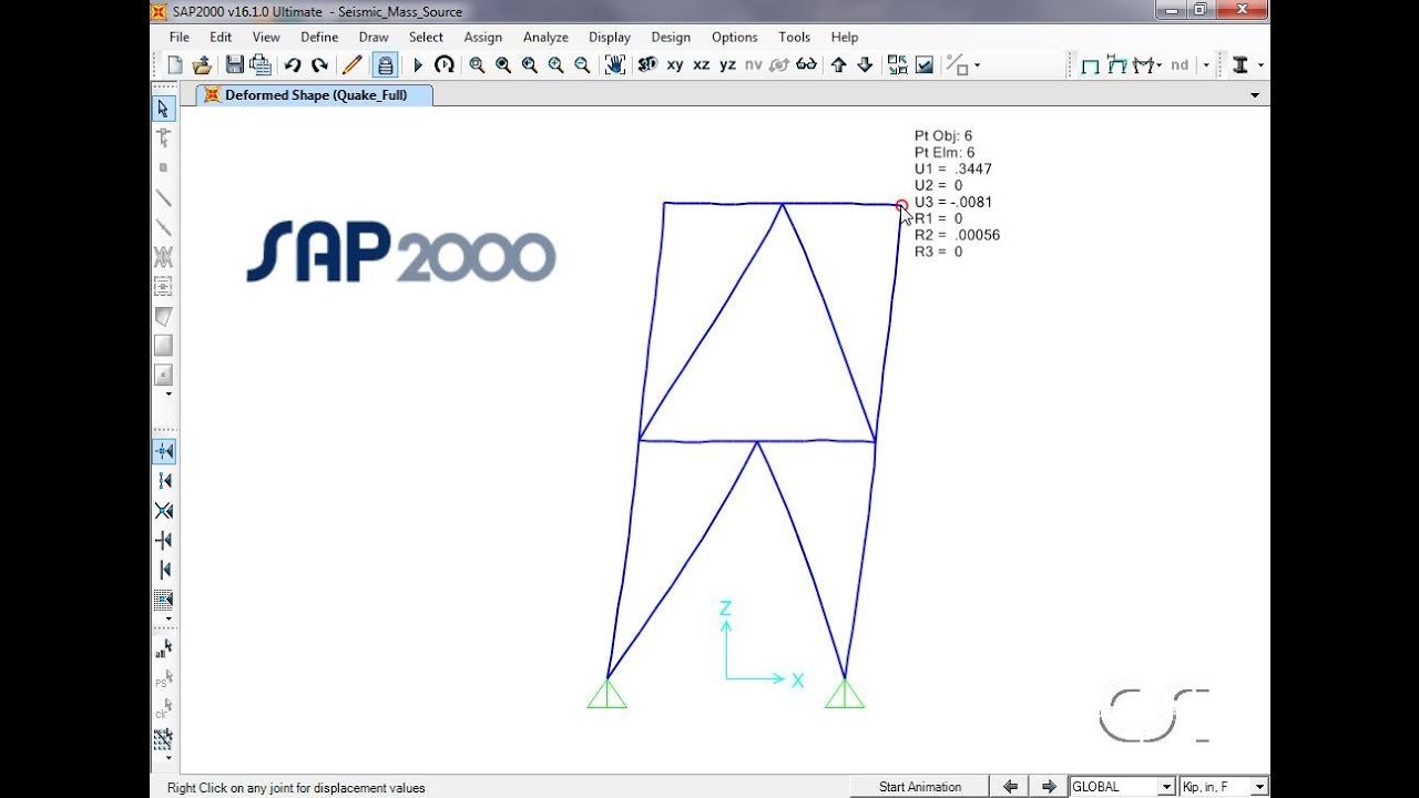 SAP2000 - 28 Varying Mass in Seismic Analyses: Watch & Learn