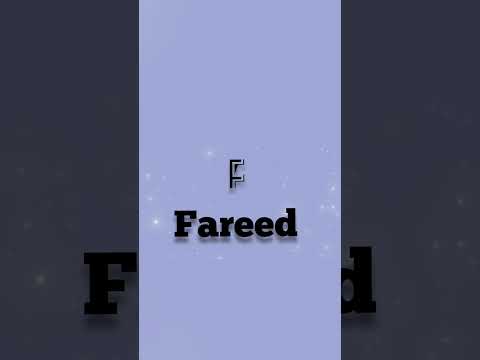 Fareed Name Status
