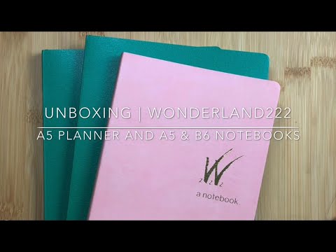 @Wonderland222 A5 Planner & Notebook + B6 Notebook {Tomoe River Paper Notebook/Planner} Comparison