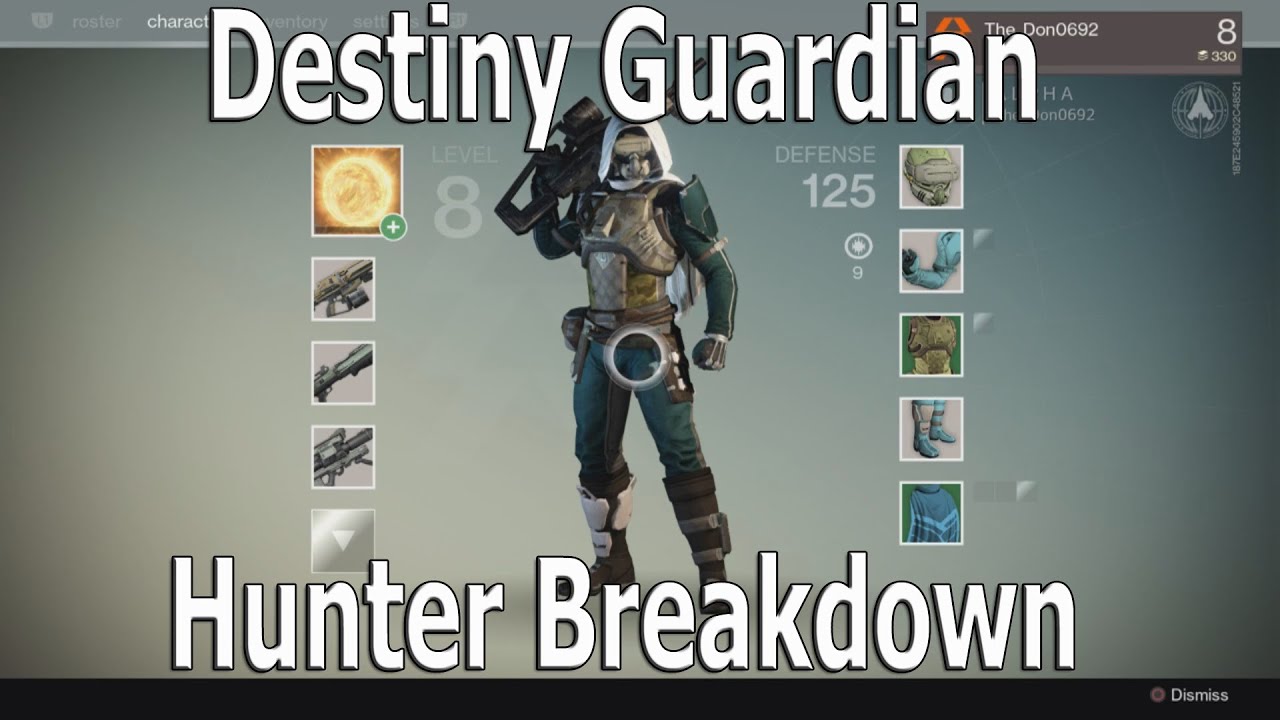 Destiny Guardian Class Breakdown - The Hunter