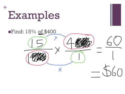 Year 7: Percentages of a Quantity