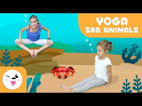 YOGA for Children - Aquatic Animals Yoga Poses - Yoga Practice Tutorial