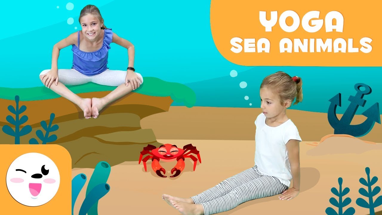 YOGA for Children - Aquatic Animals Yoga Poses  - Yoga Practice Tutorial