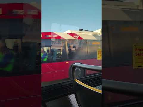SATX VIA BUS ROUTES 7 AND 36 AT BROOKS TRANSIT CENTER UNITS# 505 AND 630