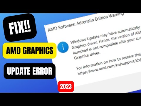 (2023 LATEST) - FIX "Windows Update Replaced Your AMD Graphics Driver"