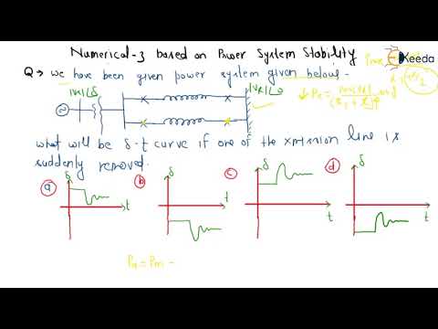 Numerical 3 based on power system stability Video Lecture - Power System (Video Lectures for ...