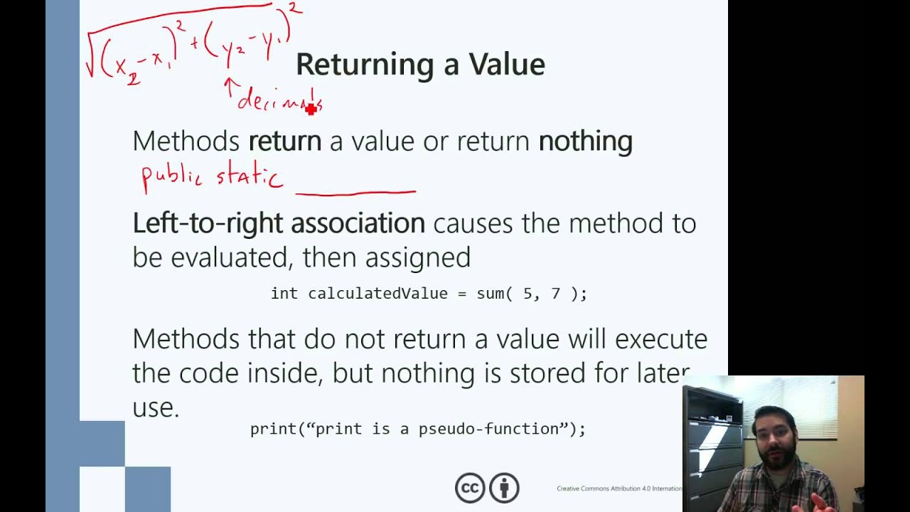 Returning a Value from a Method