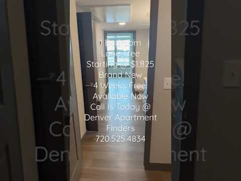 Denver Apartment Finders - 1 Bedroom Lone Tree - Starting @ $1825 - Brand New - 4 Weeks Free-Call Us