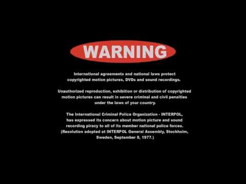 Video Collection International Alliance Warning Attention Screens 2004 2005 2006