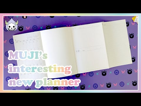 MUJI 2025 viewable-at-once planner review ~ i've never seen anything like it.