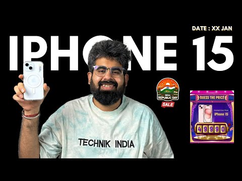 iPhone 15 & 15 Plus | Amazon or Flipkart? Expected price in Republic day with & w/o card offer |Date