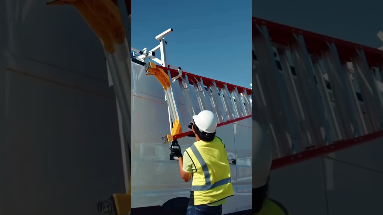 The Next Gen ErgoRack goes EVEN Lower! #construction #fordtransit #promaster #f150 #ladderrack