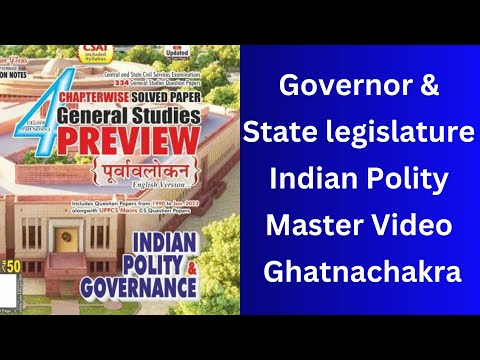 PURVAVLOKAN Indian Polity | Governor & State Legislature | Ghatnachakra Polity