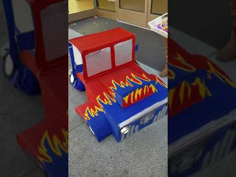 DIY Halloween Costume | Transformer made out of a cardboard #diy #halloween #halloween2023