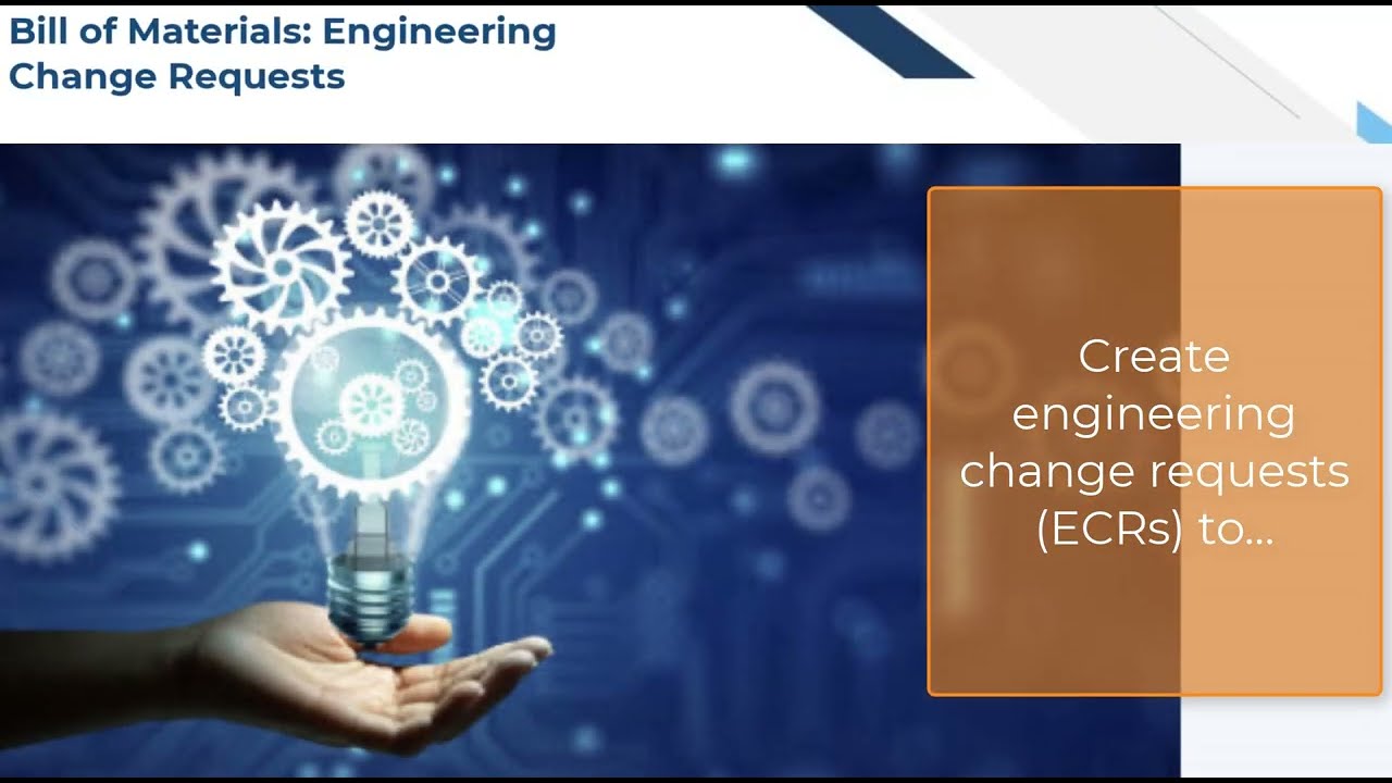Acumatica Cloud ERP Tips 157: Acumatica Bill of Materials Engineering Change Request (BOM ECR)
