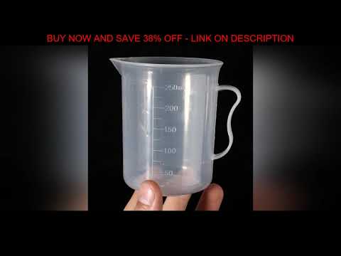 20ml To 1000mL Plastic Graduated Measuring Cup Jug With Spout Lab Volume Measuring Tool