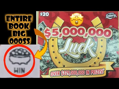Entire book of 5,000,000 LUCK $600 Book