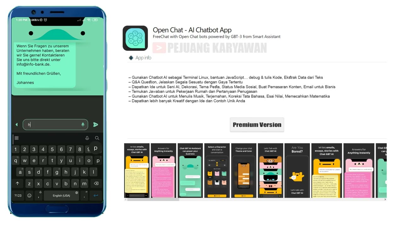 How to install Open Chat AI Chatbot Premium  for Android Download