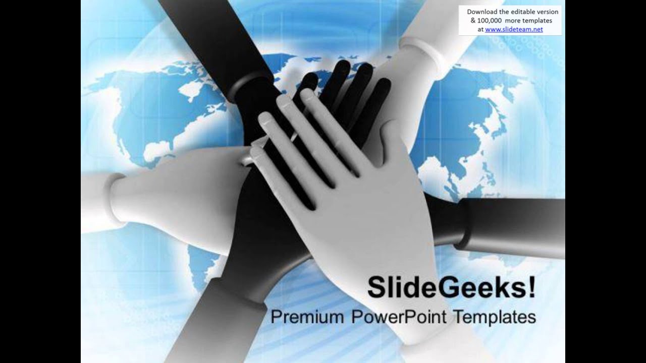 solution teamwork concept business powerpoint templates ppt backgrounds for slides 0213 presentation