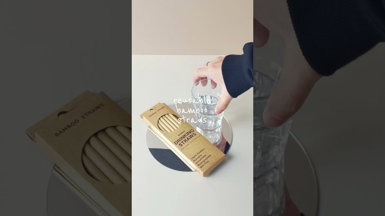 Reusable Bamboo Straws