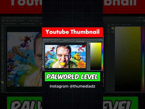Youtube Thumbnail Designβ
#youtubethumbnail #palworld