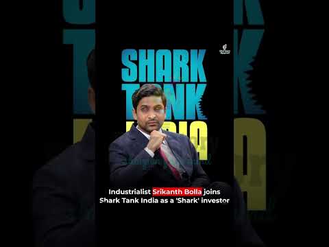 "Meet Srikanth Bolla: The Inspiring 'Shark' on Shark Tank India! #SrikanthBolla #SharkTankIndia