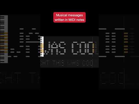 Musical notes spelling out phrases #shorts