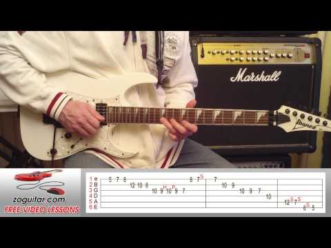 PARISIENNE WALKWAYS 🎸 GARY MOORE (INTRO SOLO + TAB)