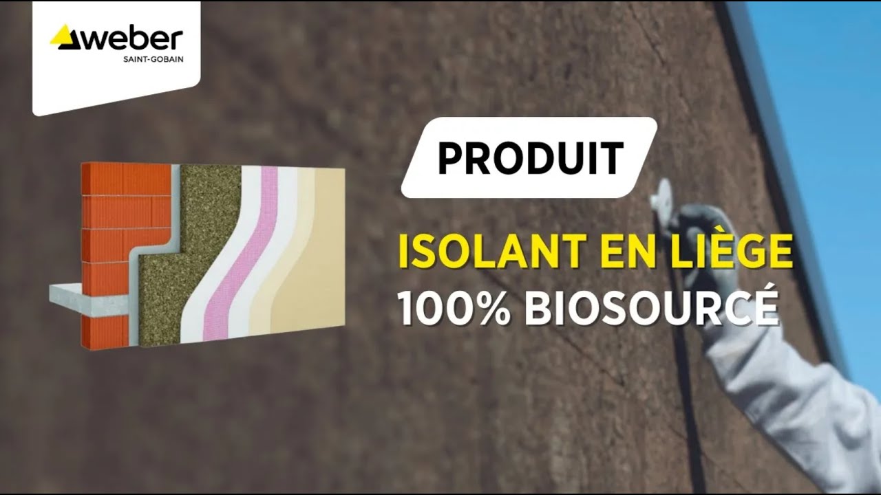 webertherm XM natura : système ITE avec isolant biosourcé