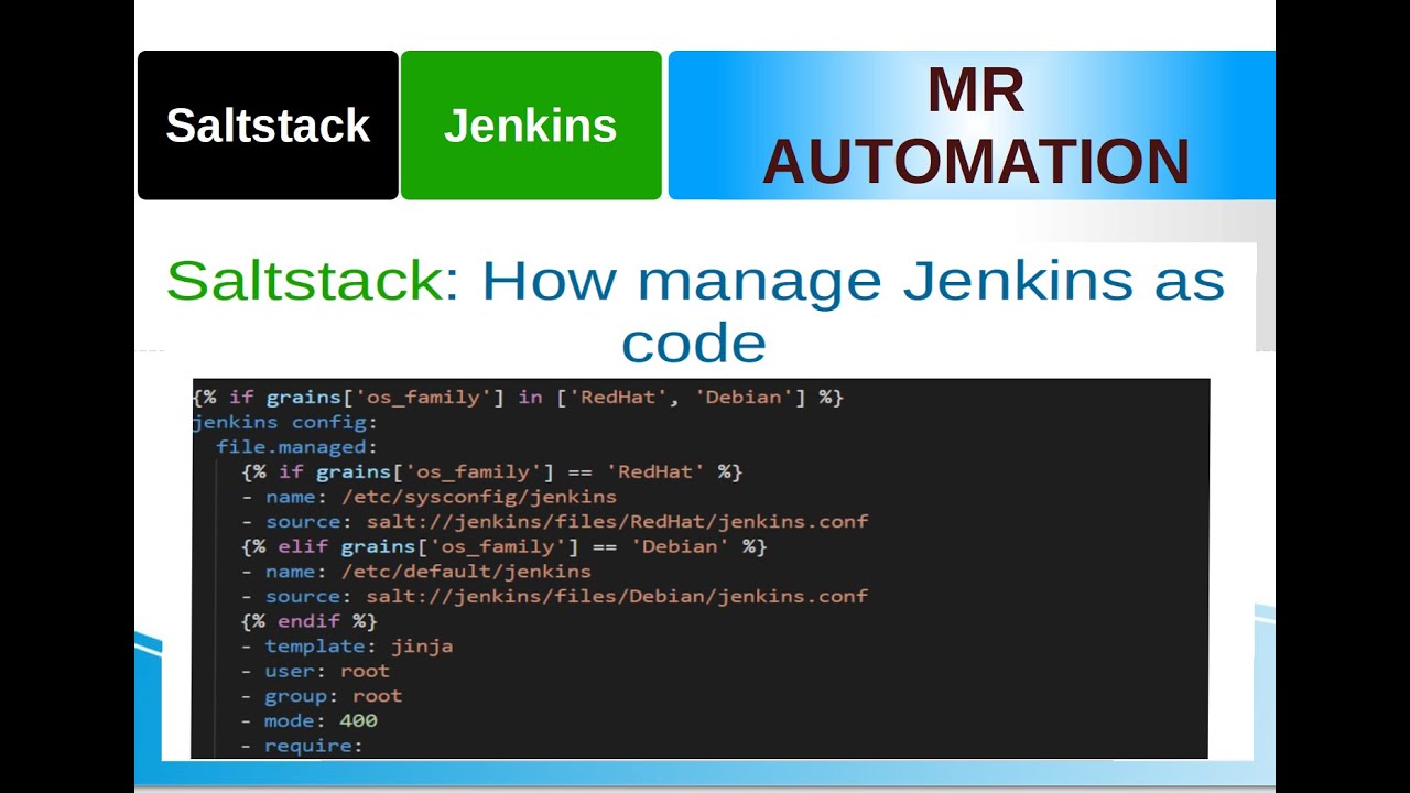 Saltstack - Deploy Jenkins