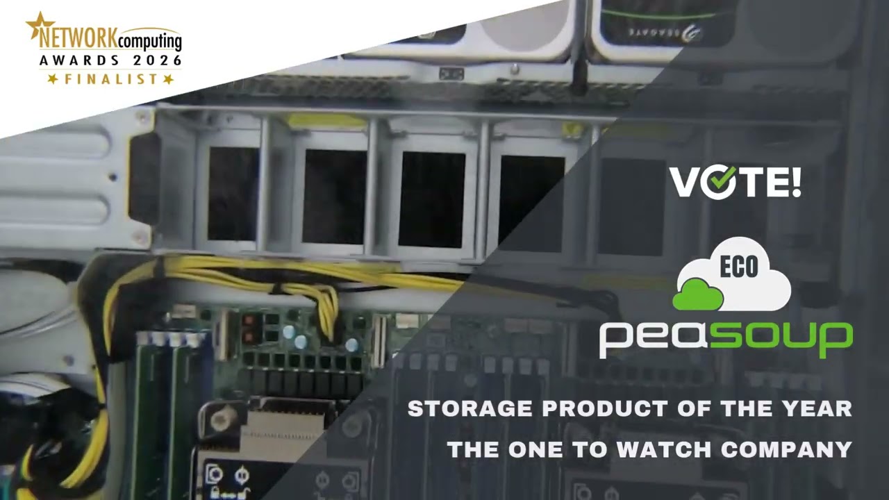 Network Computing Awards 2026 - Vote PeaSoup Cloud