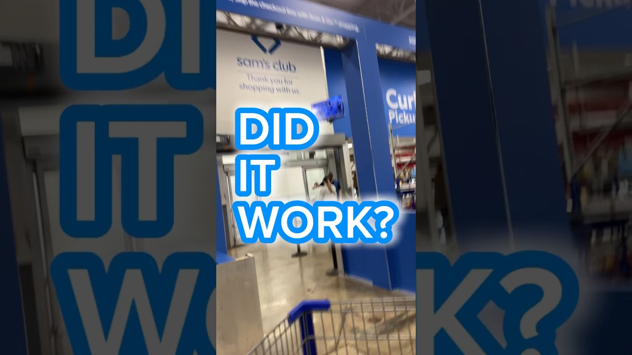 new scan and go checkout at @samsclub | DOES IT WORK?