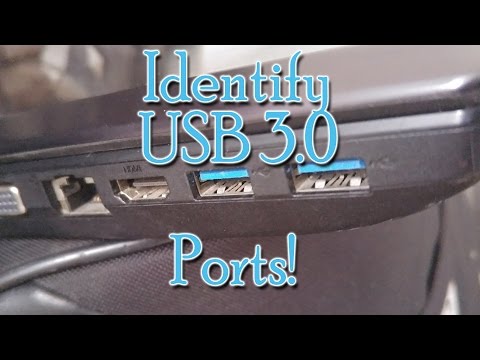 Which is the USB 3 Port on my Laptop?