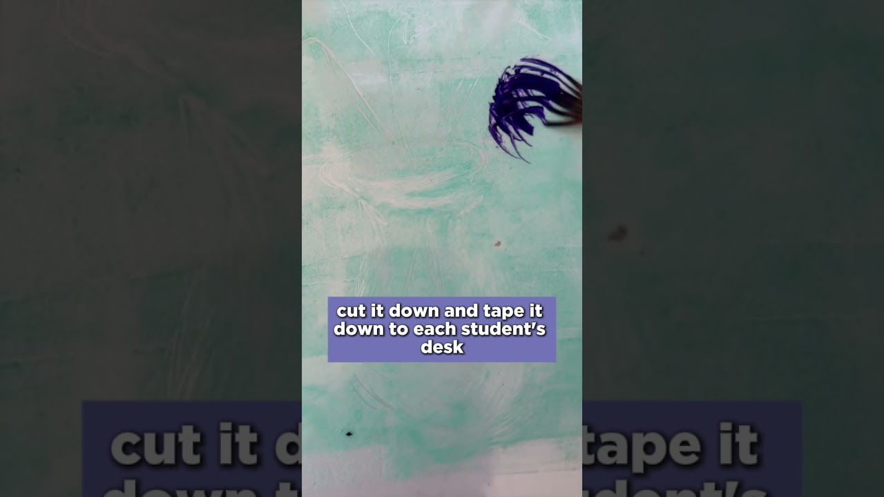 Try this Printmaking Technique!
