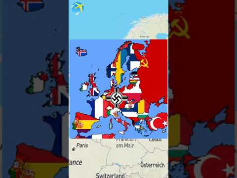 Map Of Europe In 1939 #shorts