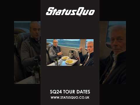 Here’s a little insight into tour bus life. Dinner with Status Quo https://www.statusquo.co.uk/tour