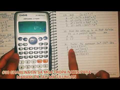 #30 FACTORING EQUATION ALGEBRA