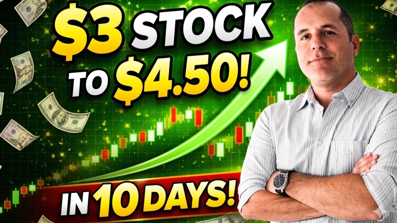This $3 Stock Is About to EXPLODE to $4.50 (Next 10 Days!) 🚀