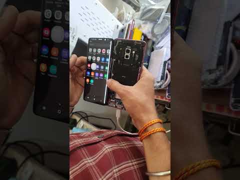 samsung s9+ front glass line display