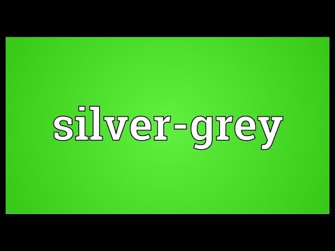 Silver-grey Meaning