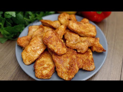 How to quickly and deliciously cook juicy chicken breasts in one pan!