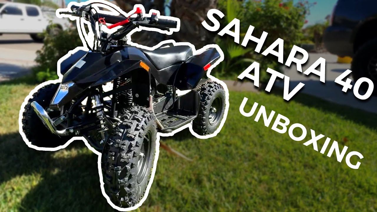 Unboxing and Test Riding the FRP Sahara 40 ATV Mini Quad