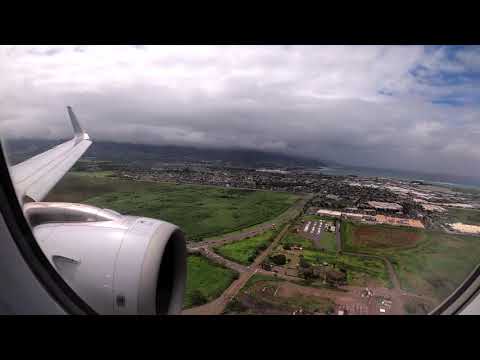 Beautiful Approach & Landing | Kahului Maui Hawaii-OGG | American Airlines | Airbus A321 NEO