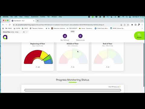 How to input PM Acadience Math data