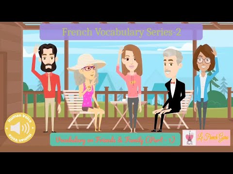 What are different "Members of a Family" called in French? | Learn daily use French vocabulary