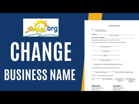 How To Change Your Business Name on SunBiz| Navigate Now