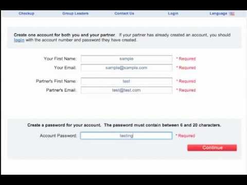 How Do I Create a Couple Checkup Account