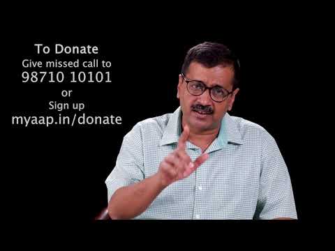 Donate to Aam Aadmi Party For Better Future