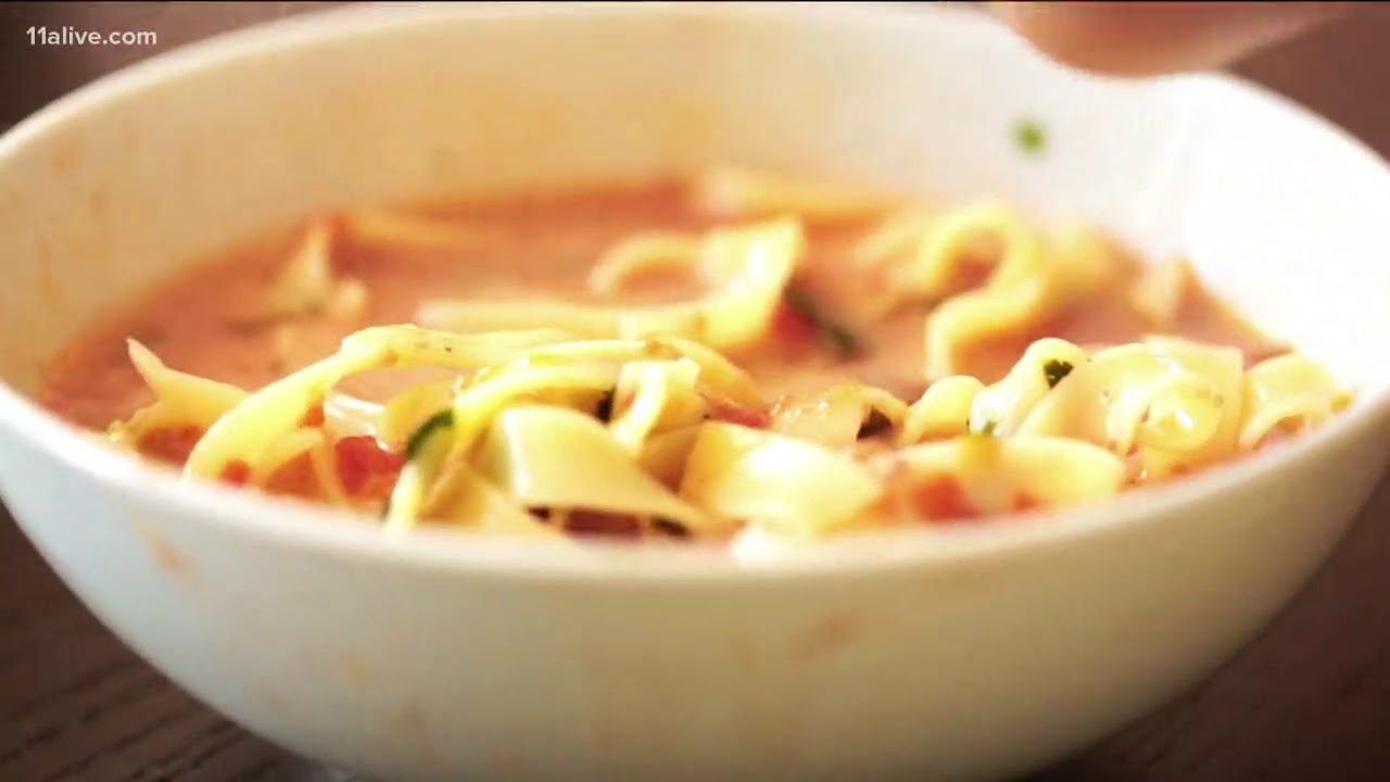 Why is chicken noodle soup a cure for a cold?