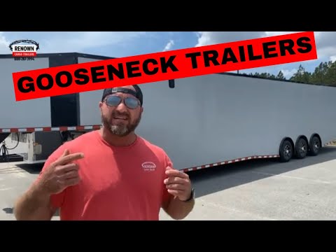 Tapered V-Nose Gooseneck vs. Flat Front Gooseneck | Enclosed Cargo Trailers | Renown Cargo Trailers